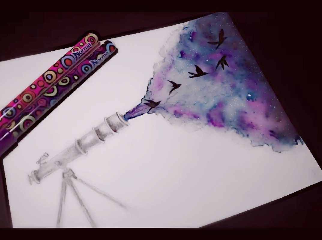 Telescope Drawing Tumblr