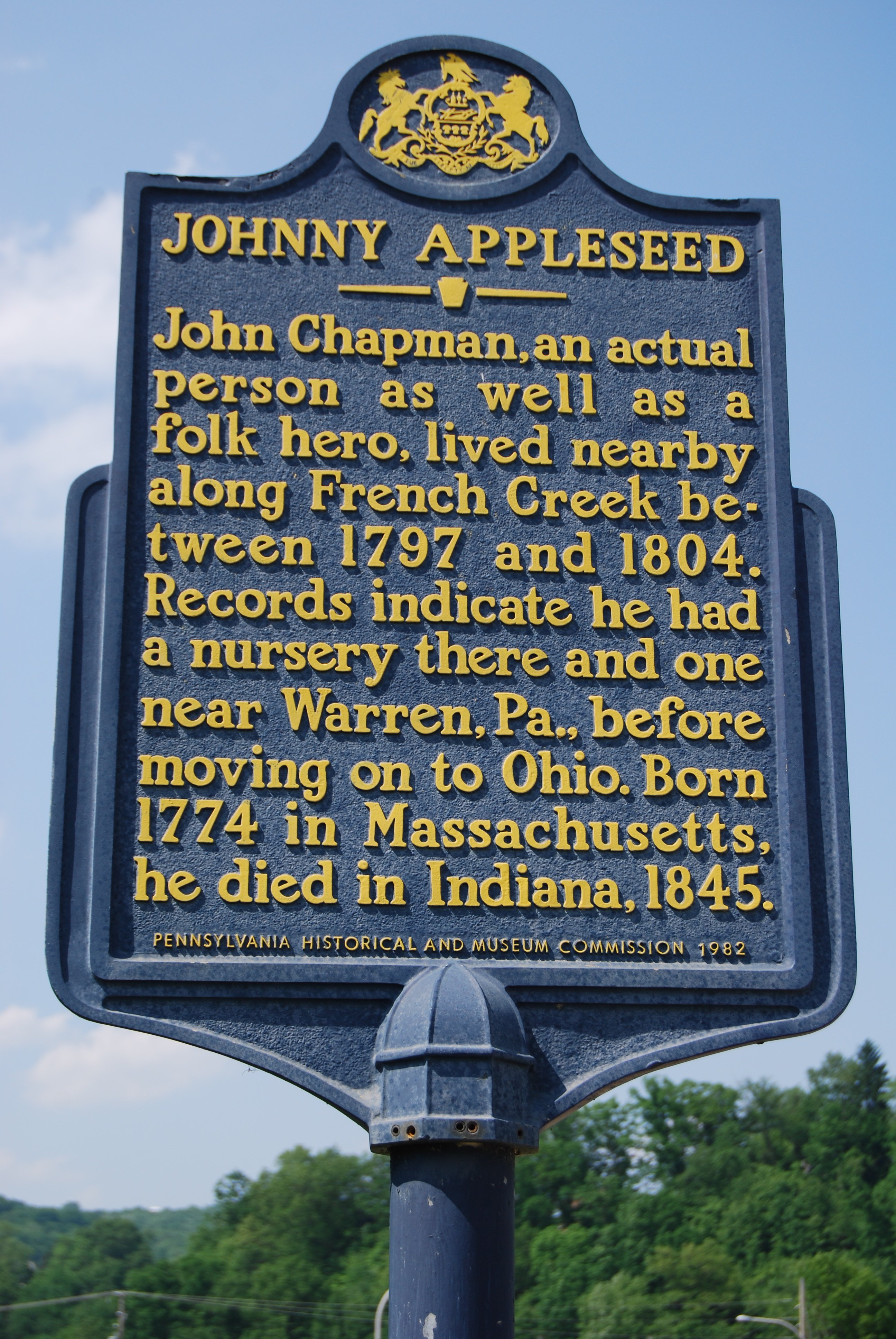 John Chapman Aka Johnny Appleseed
