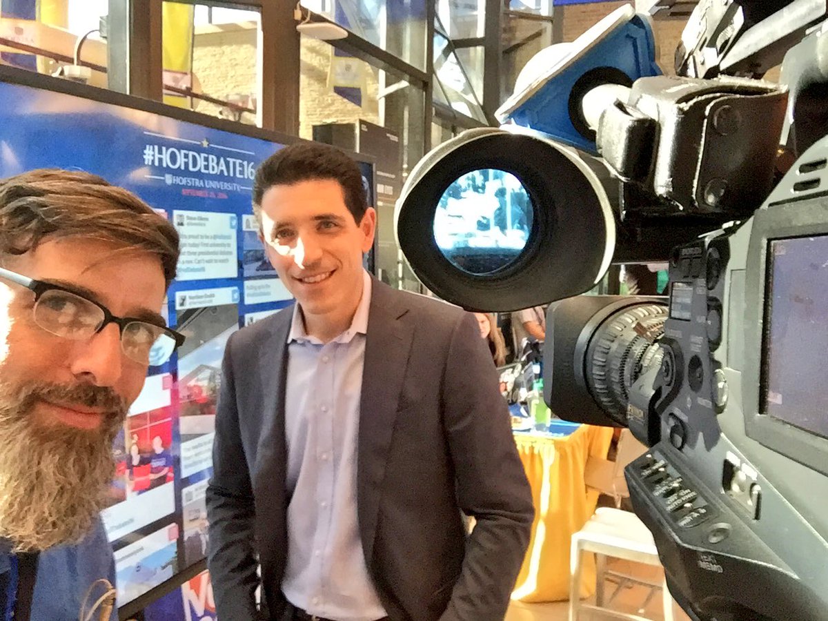 About to be live with davealter from SocialSquare at HofDebate16 ...