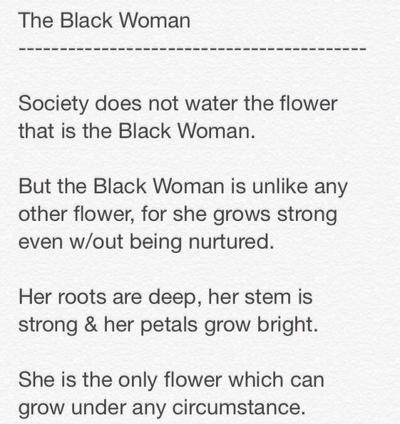 Strong Black Woman Poem