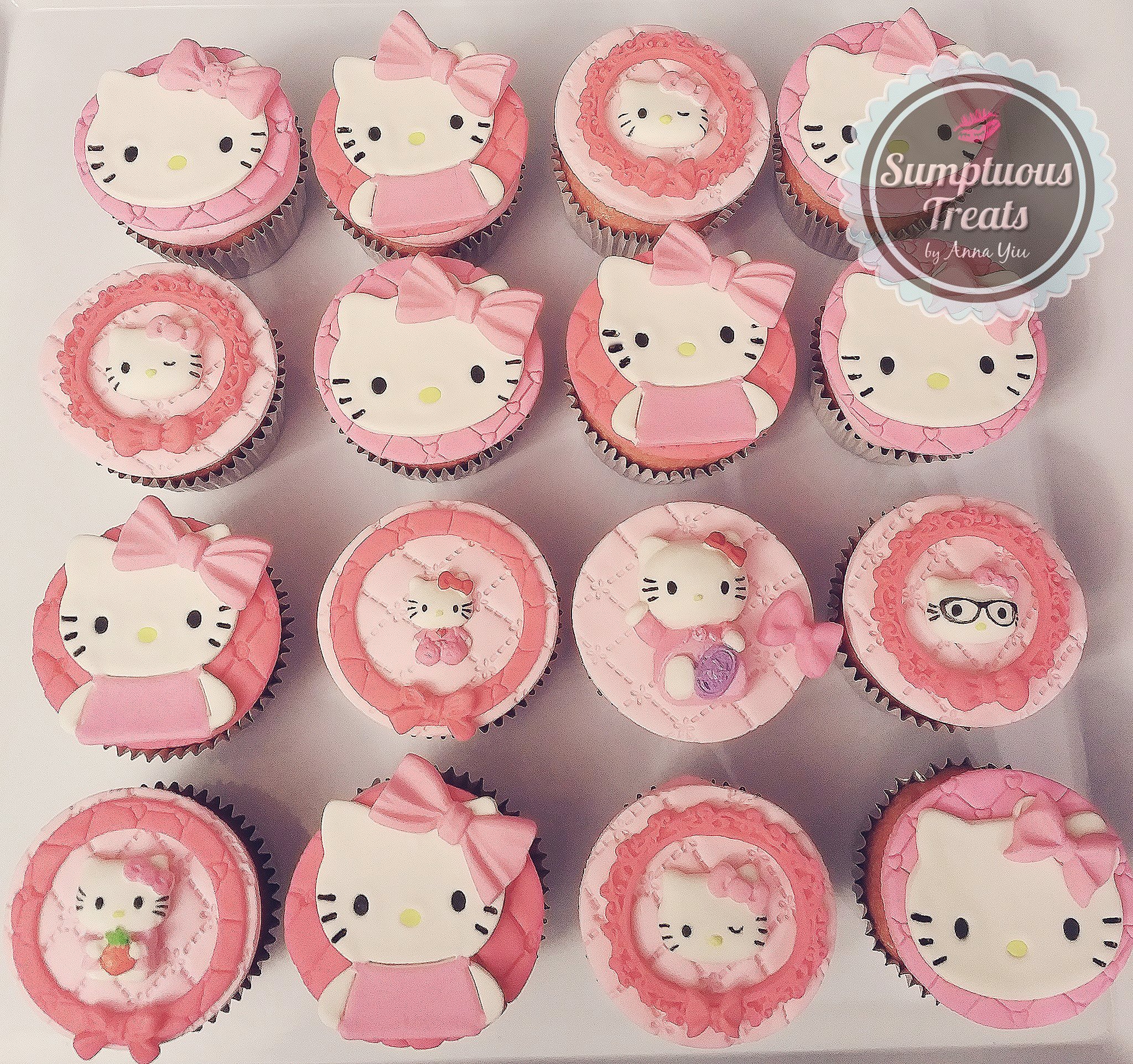Real Hello Kitty Cupcakes