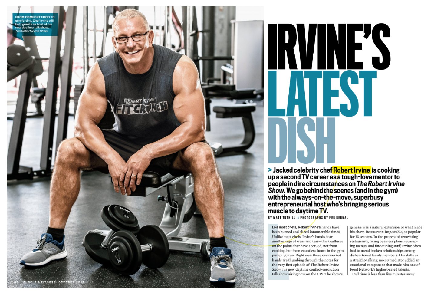 Robert Irvine Bodybuilder