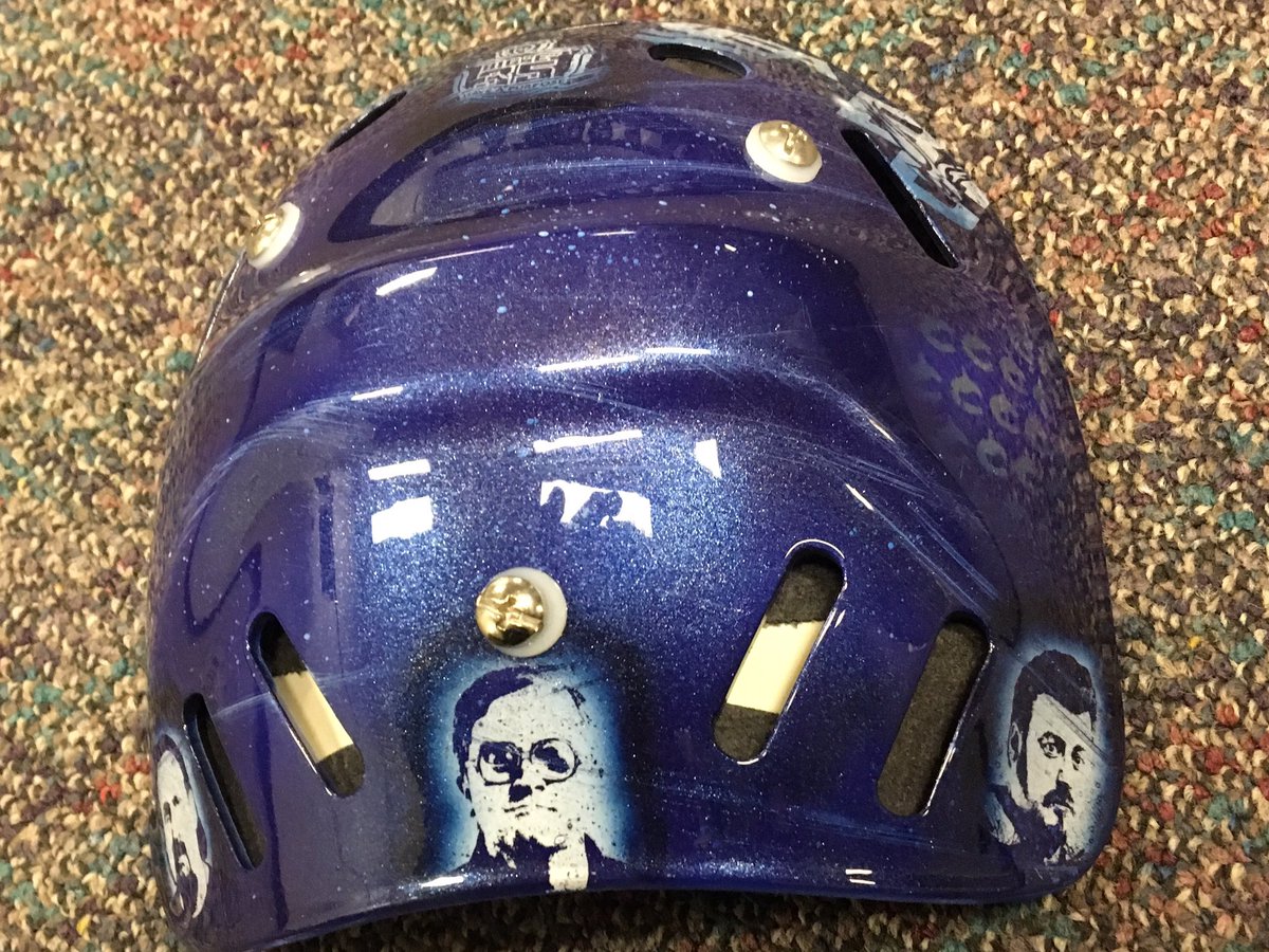 Thatcher Demko's new mask : r/hockey