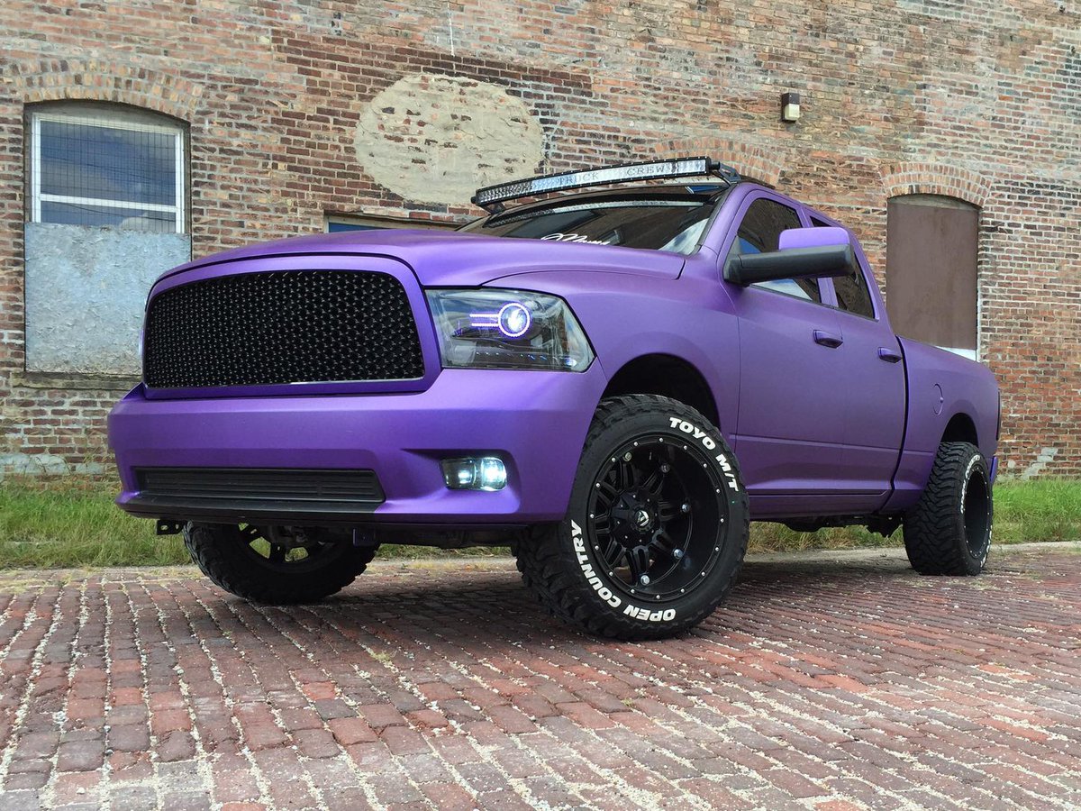 Purple Dodge Ram
