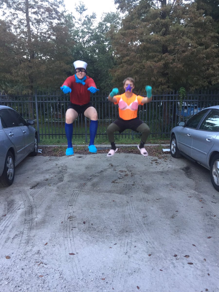 Barnacle Boy And Mermaid Man Car