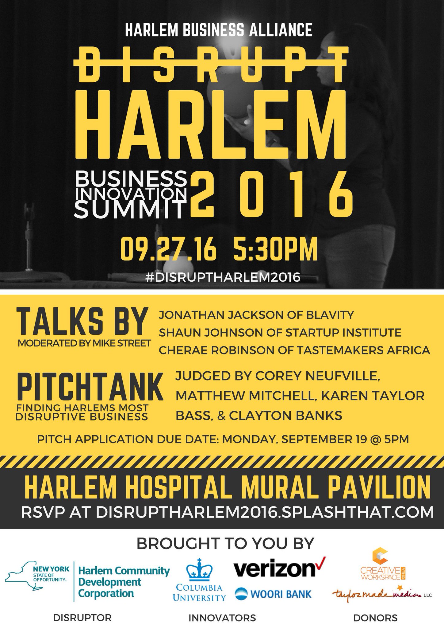 Silicon Harlem on Twitter: "#DisruptHarlem2016 has been fantastic! So much #innovation is coming ...