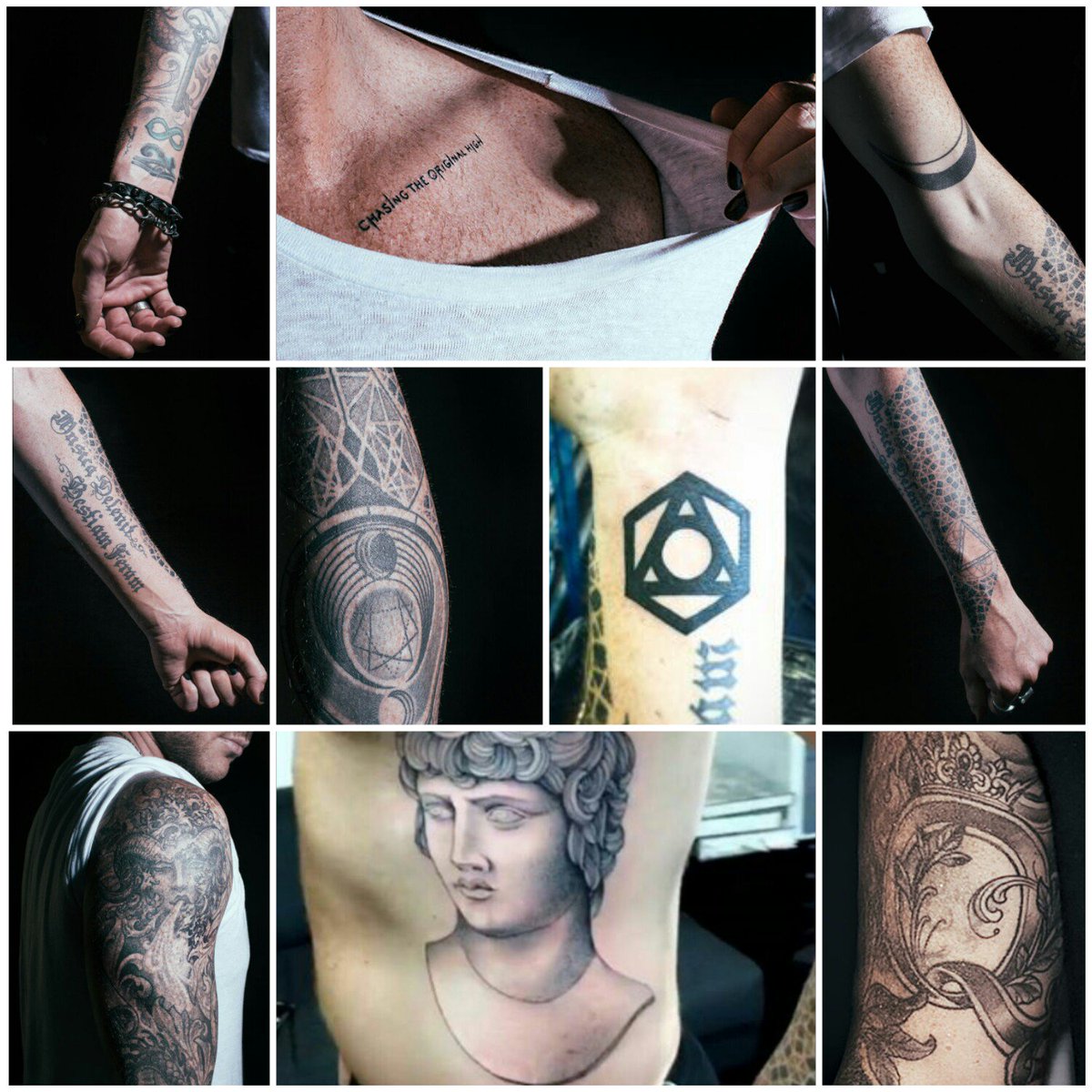Adam Facenda Tattoos