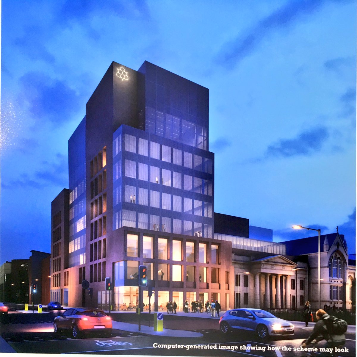 MMU Arts & Media Building | Oxford Road | 8 fl | SkyscraperCity