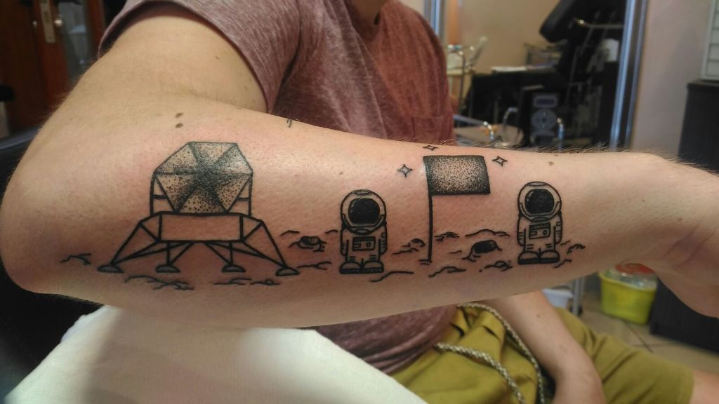 Moon Landing Tattoos