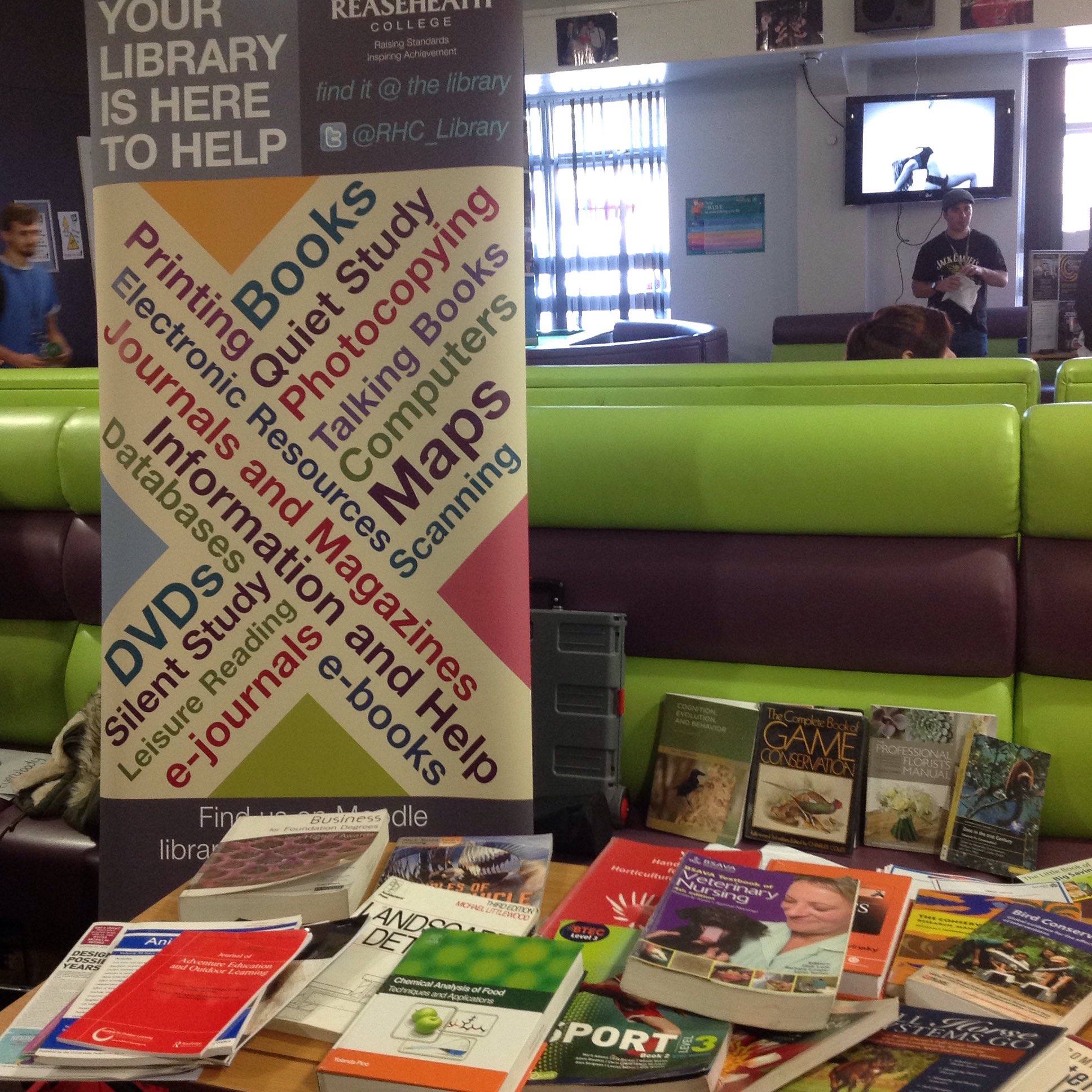 Reaseheath Library on Twitter: "We're at HE Freshers today #wearereaseheath @RHC_HigherEd…