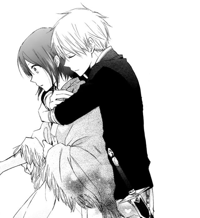 Anime Couple Hugging From Behind