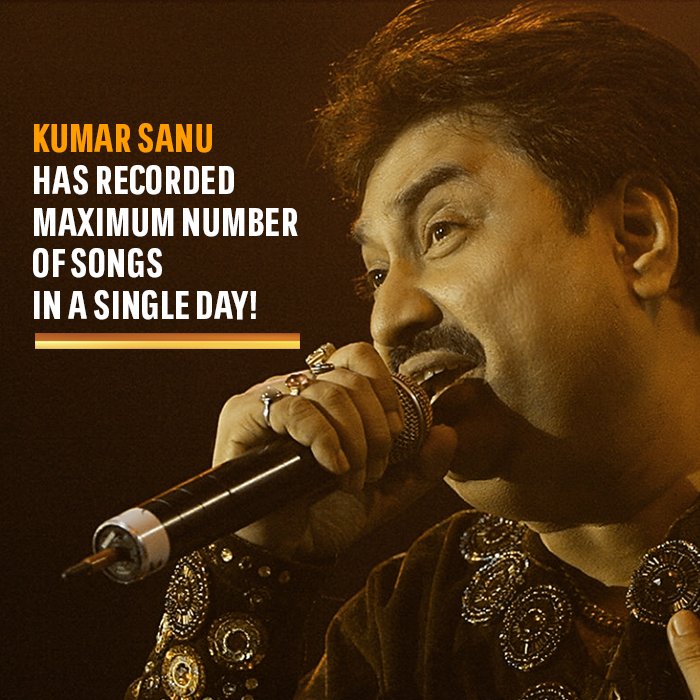 Kumar Sanu: In 1993, Kumar Sanu recorded 28 songs in a single day ...