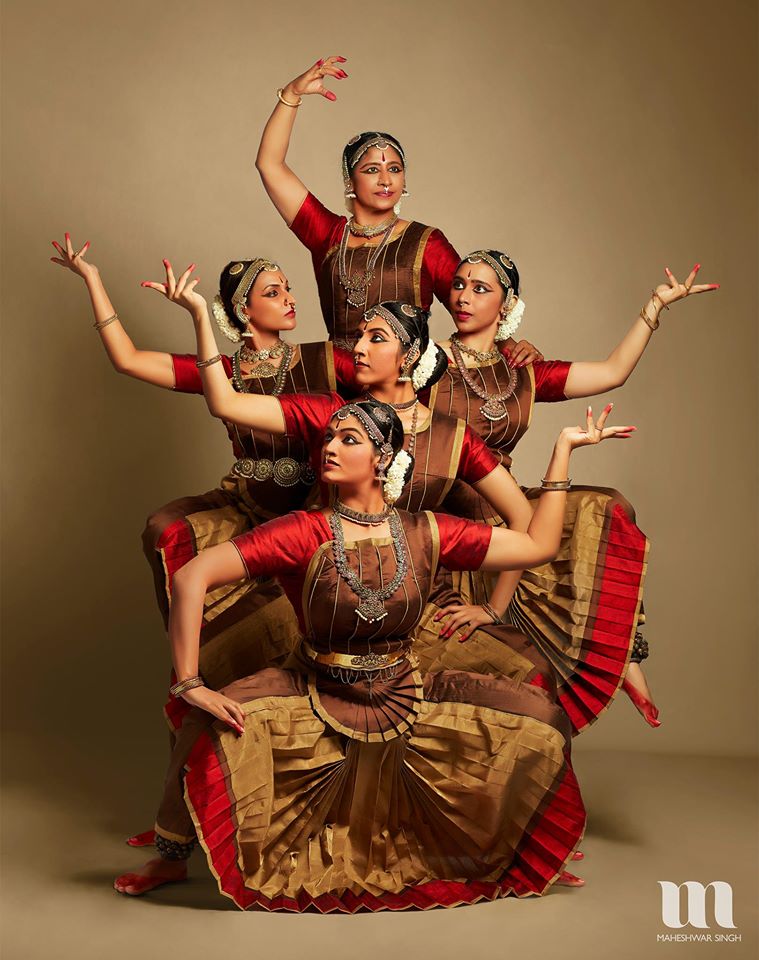 Bharatanatyam Group Dance Poses