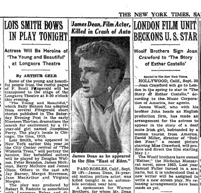 Legendary actor james dean died this day in 1955. - scoopnest.com