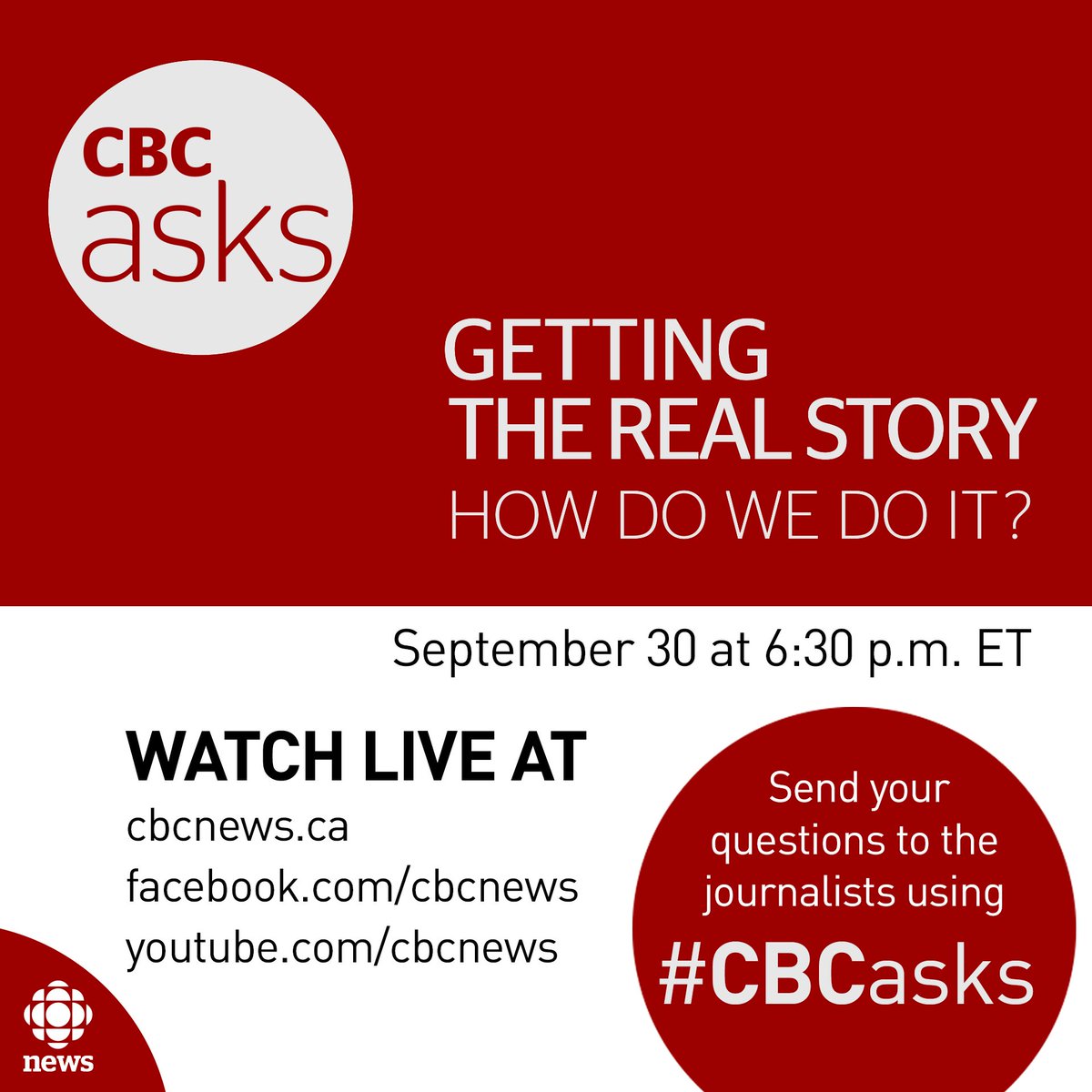 Tonight: Getting the real story — how do we do it? Ask CBCNews ...