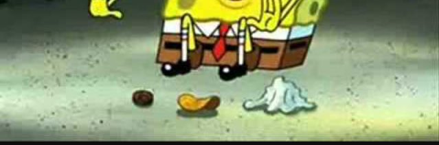 Spongebob Penny Chip And Used Napkin