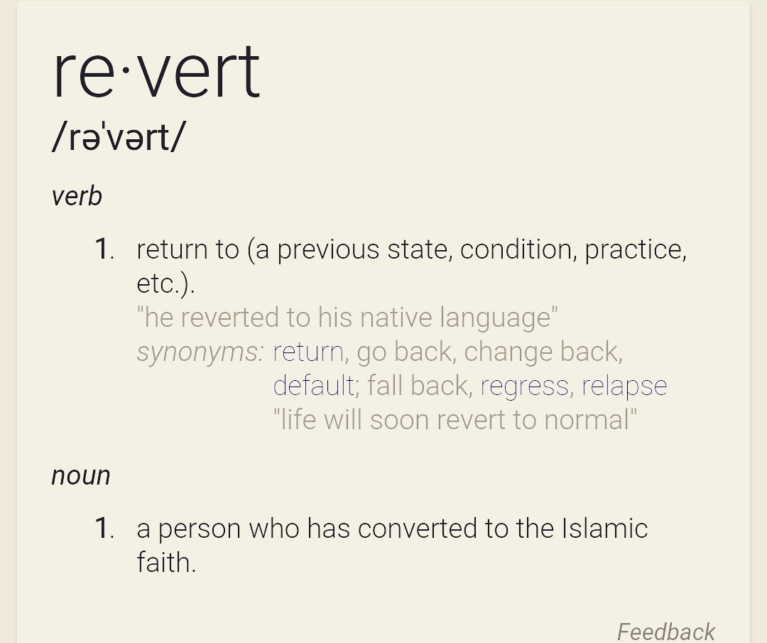 Revert Definition