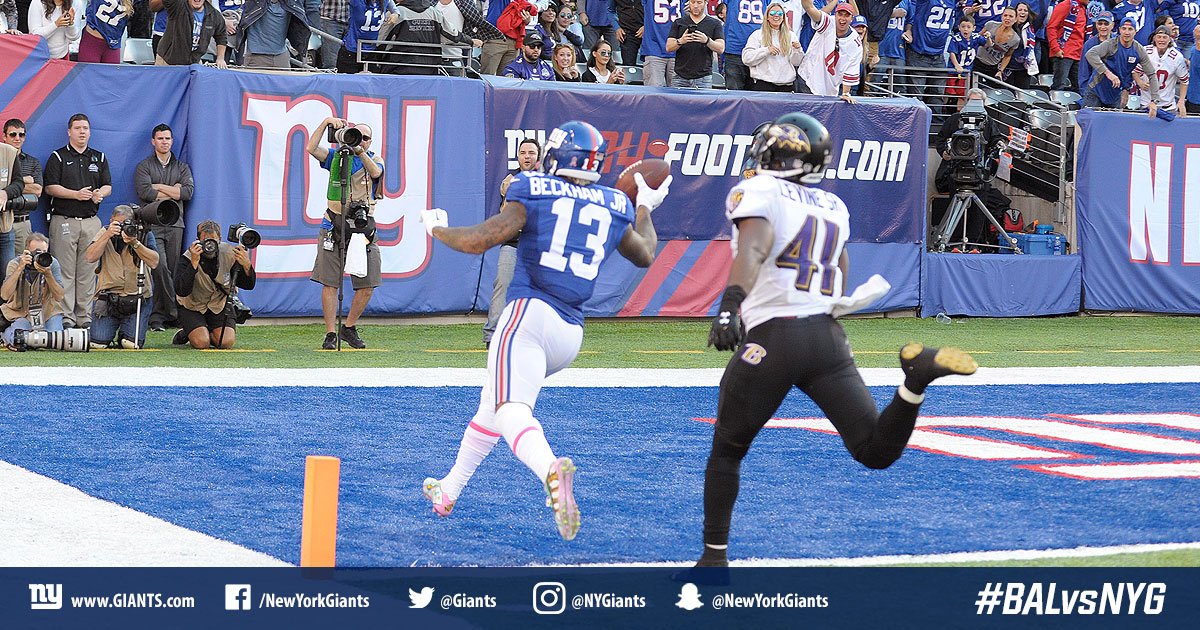 OBJ goes 66 yards to the house for the game-winning TD today! HIGHLIGHT ...