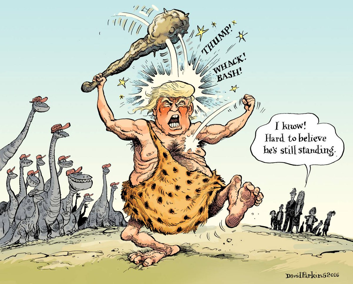 "Still standing" Today's editorial cartoon by David Parkins. More ...