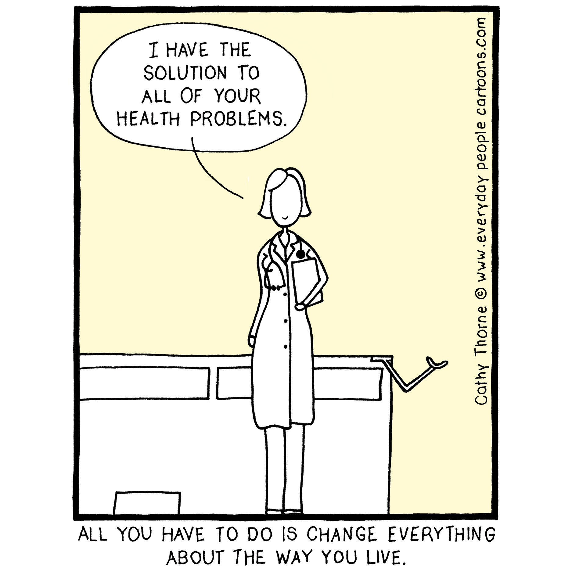 Health Problems Cartoon