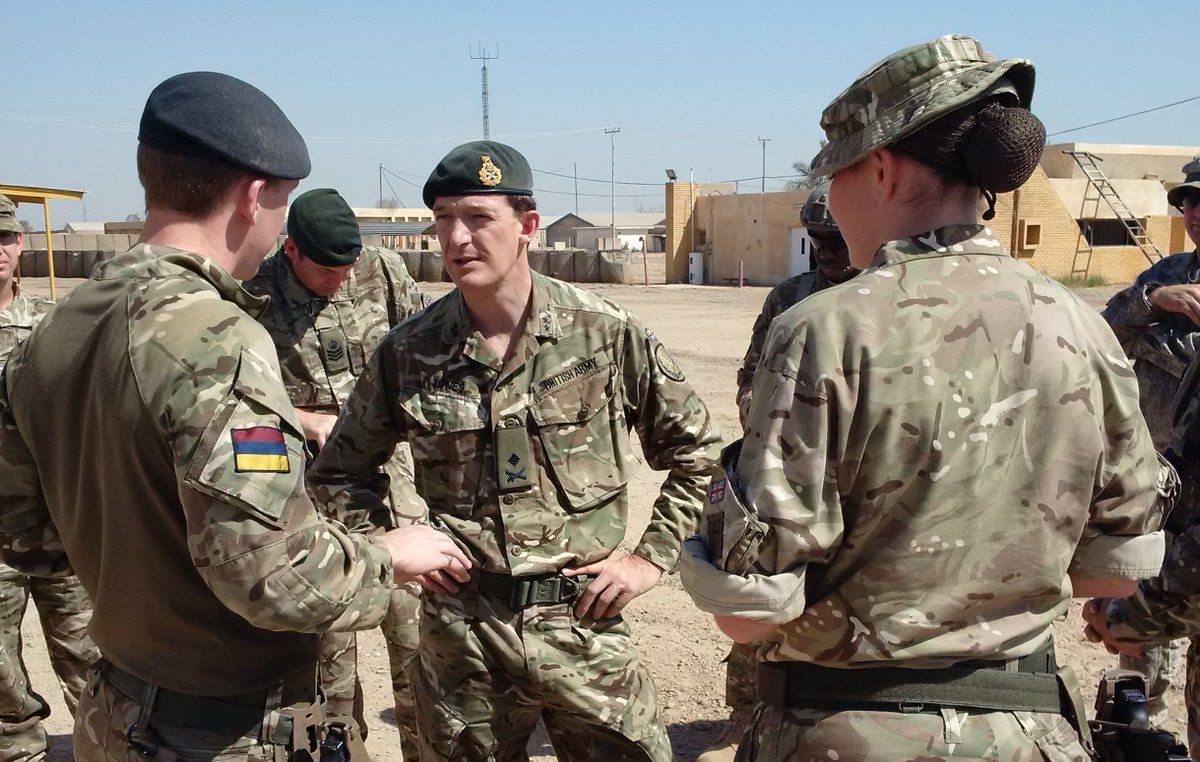 Maj Gen Rupert Jones, Deputy Commander for coalition-led ops in Iraq ...