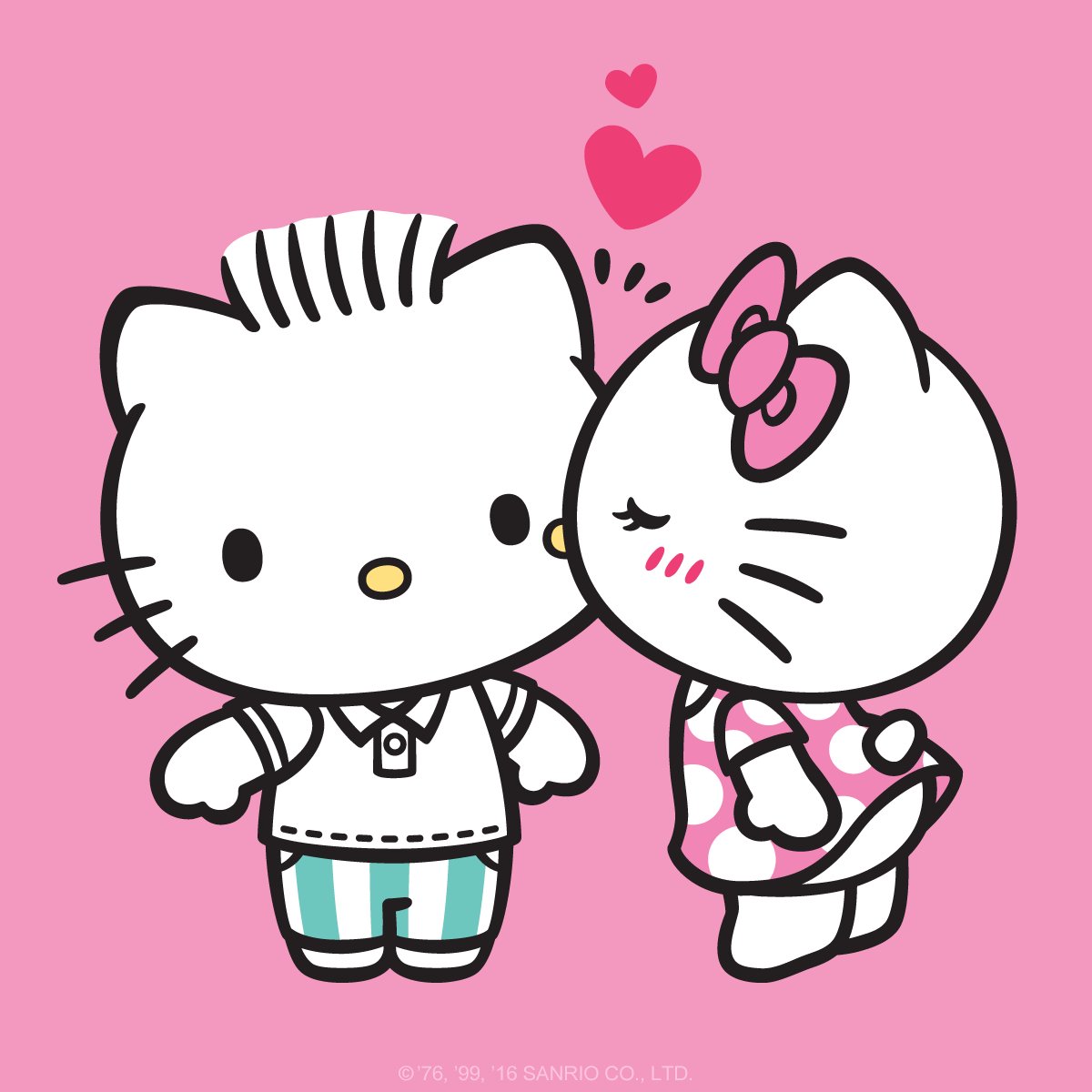 Hello Kitty And Her Boyfriend