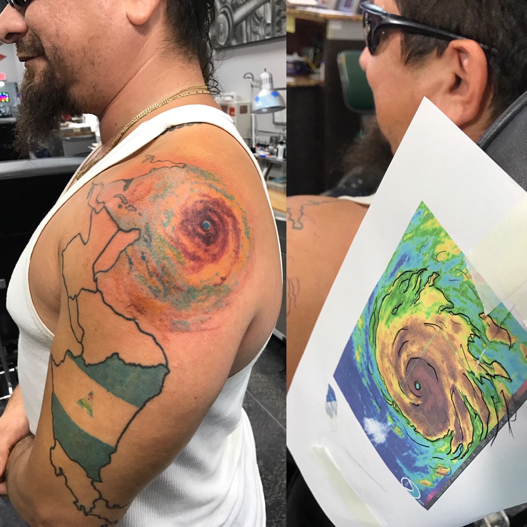 Hurricane Symbol Tattoo