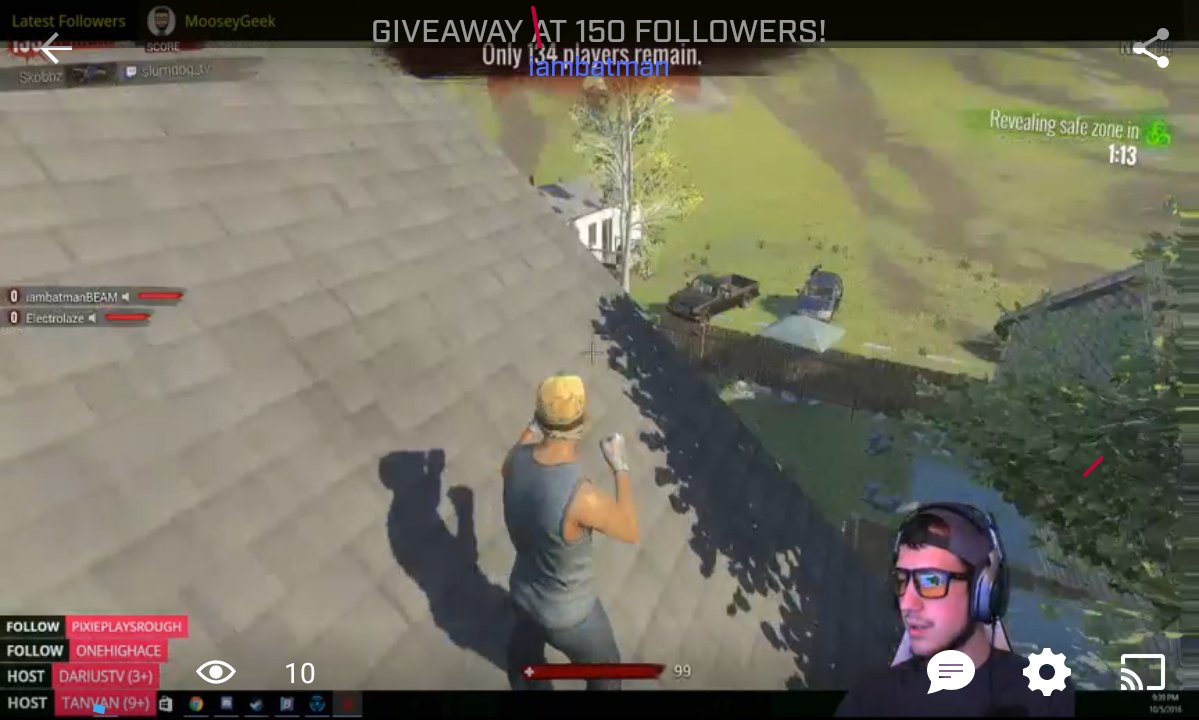 Ignite Stream Team on Twitter: ".@iambatmanBEAM is LIVE on @Beam playing some #H1Z1! # ...