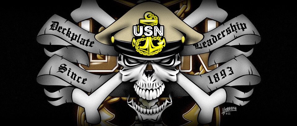 Navy Chief Skull Wallpaper