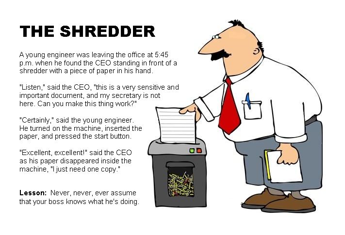 Funny Pictures Of Shredding Paper