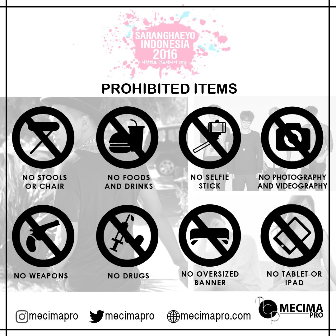 Prohibited Items Sign