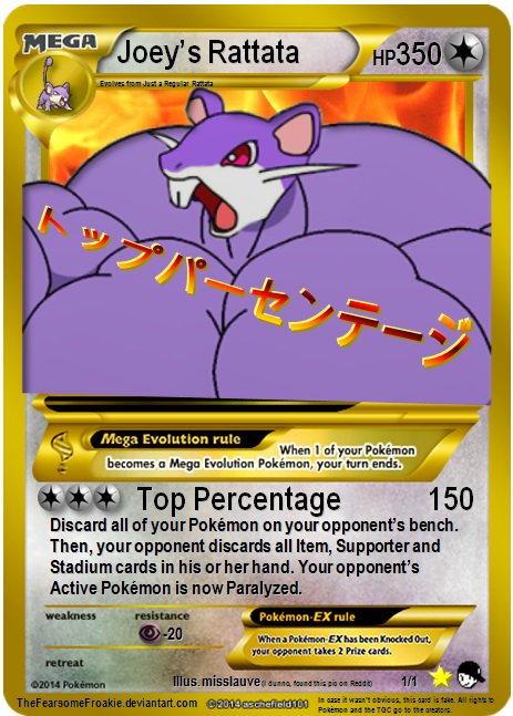 Rattata Top Percentage Meme