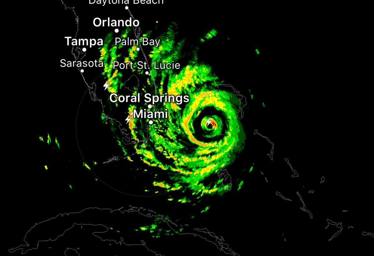 Hurricane Matthew : Hurricane Matthew displaying idealized structure ...