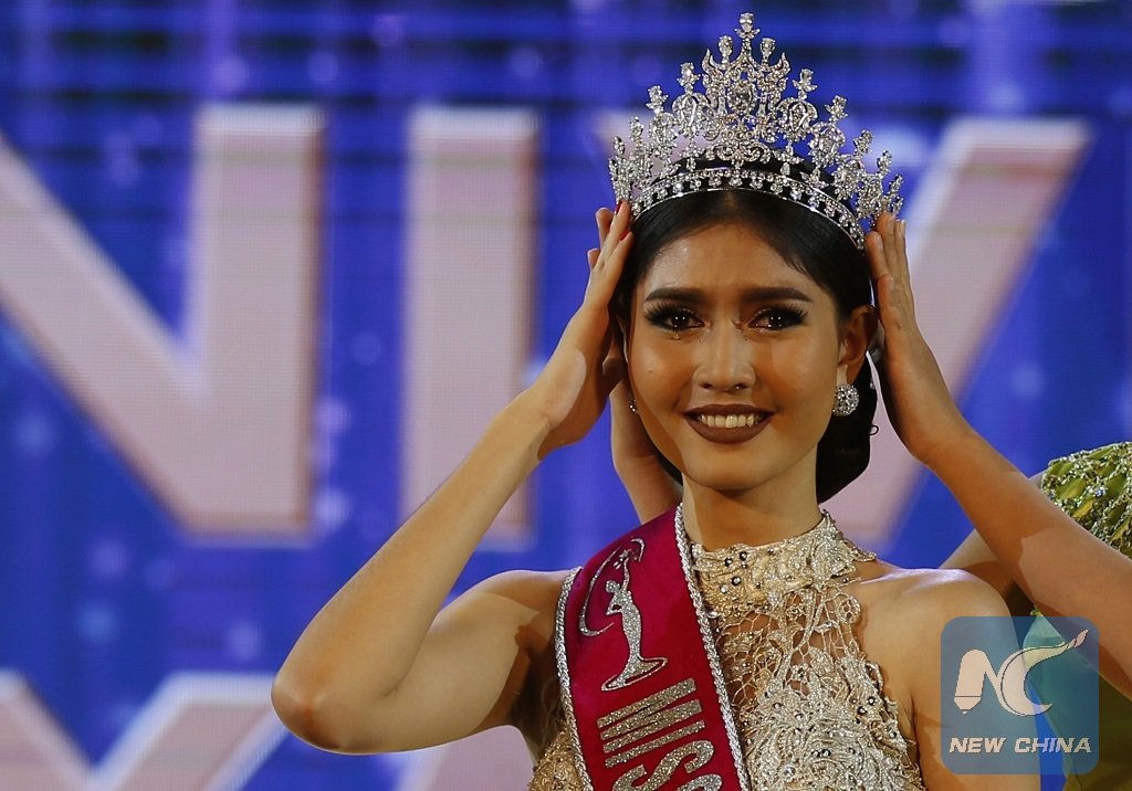 Zun Than Zin Crowned As Missuniverse Myanmar 2017 In Yangon China