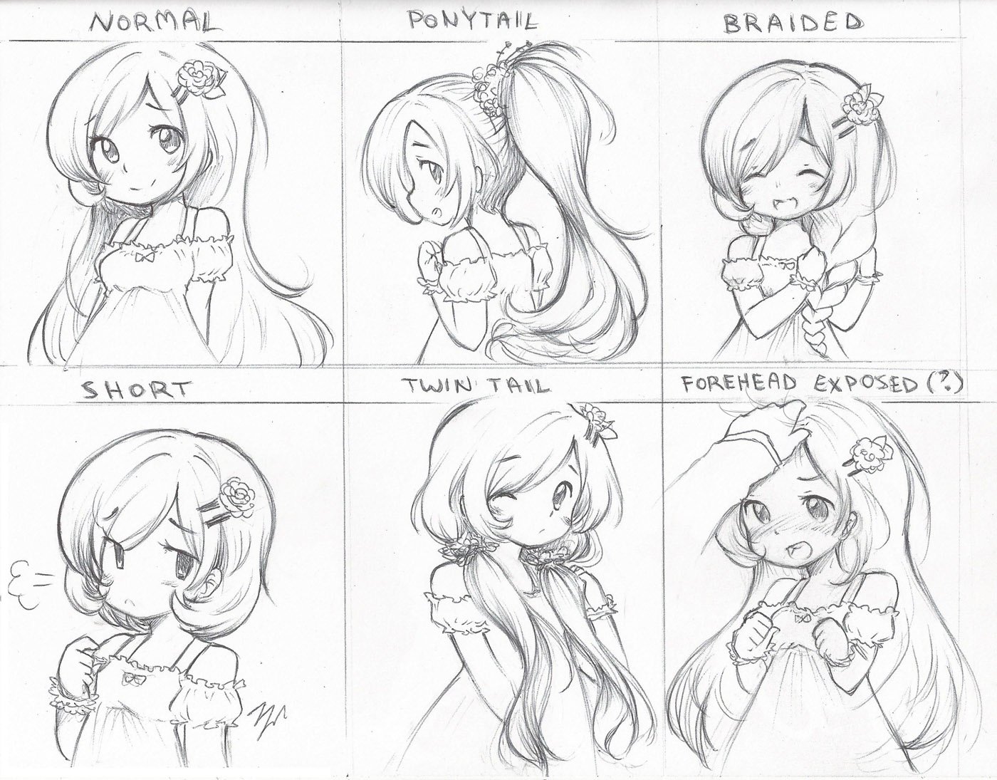 Easy Anime Hairstyles