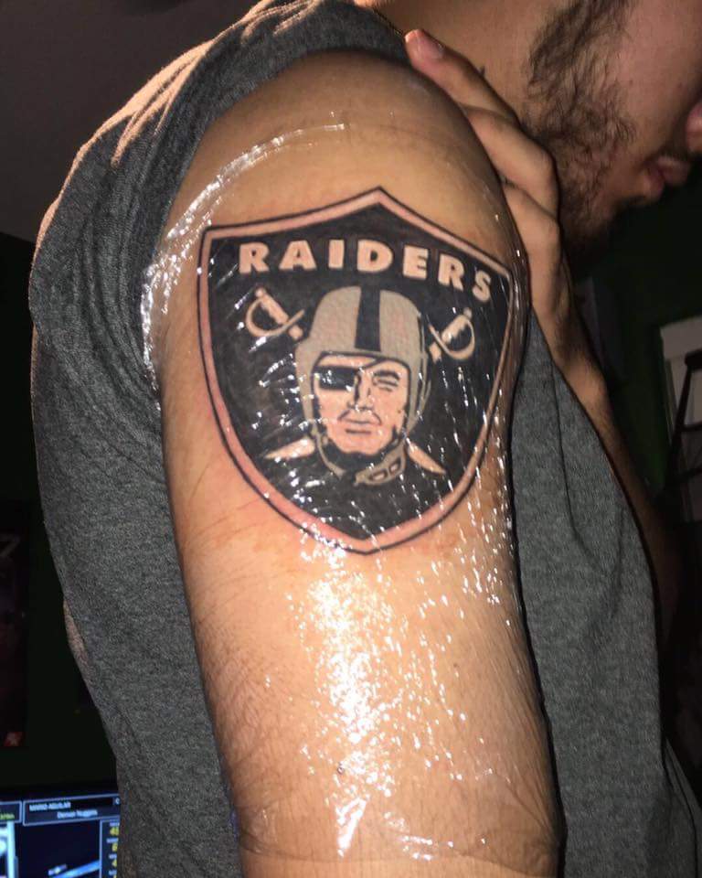 Raiders Logo Tattoos