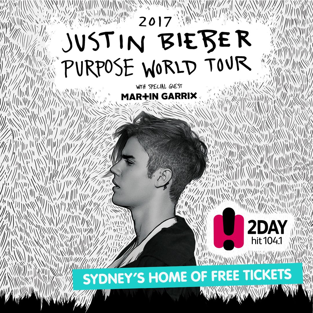 The Purpose World Tour justinbieber Wednesday 15 March 2017 ANZ Stadium ...