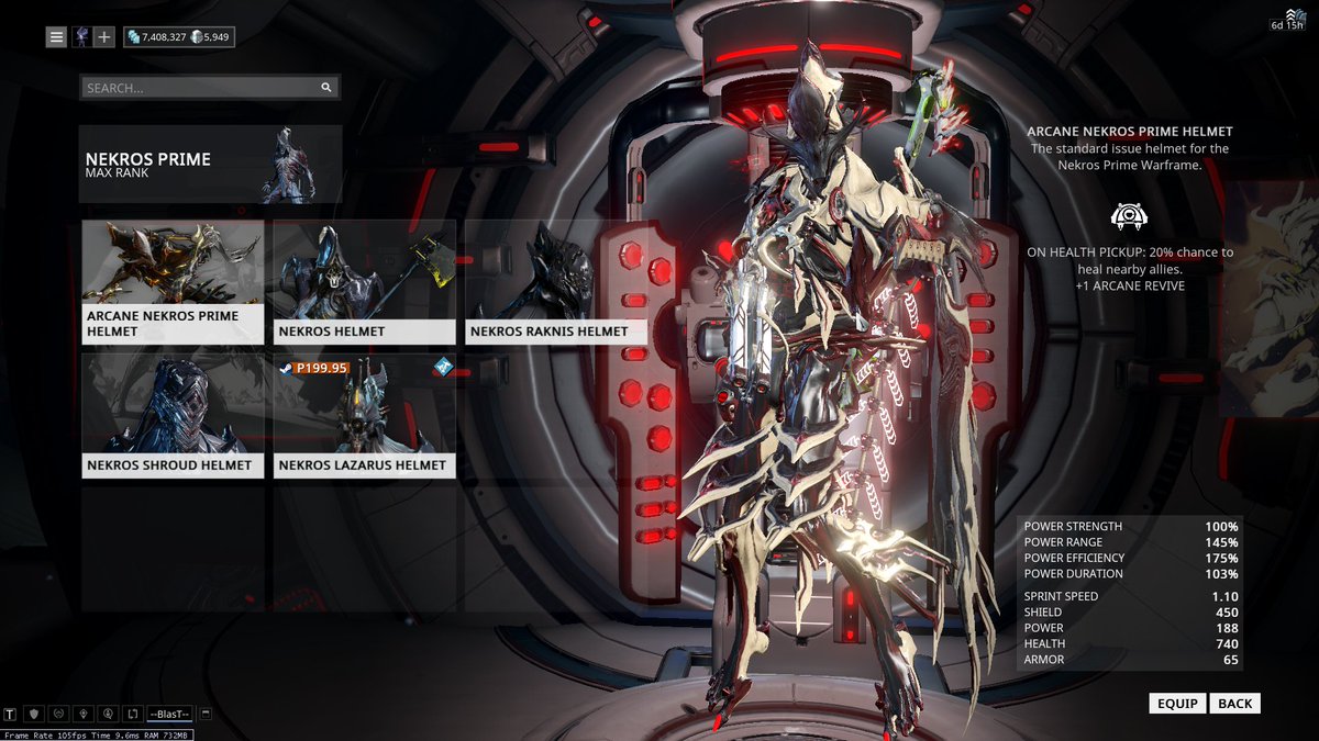 Warframe Nekros Helmet