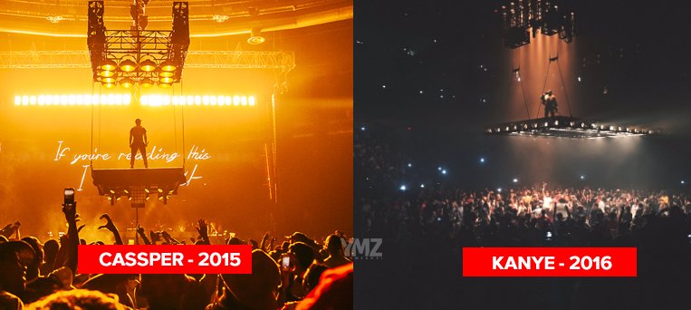 Cassper Nyovest responds to Kanye West claiming artists stole floating ...