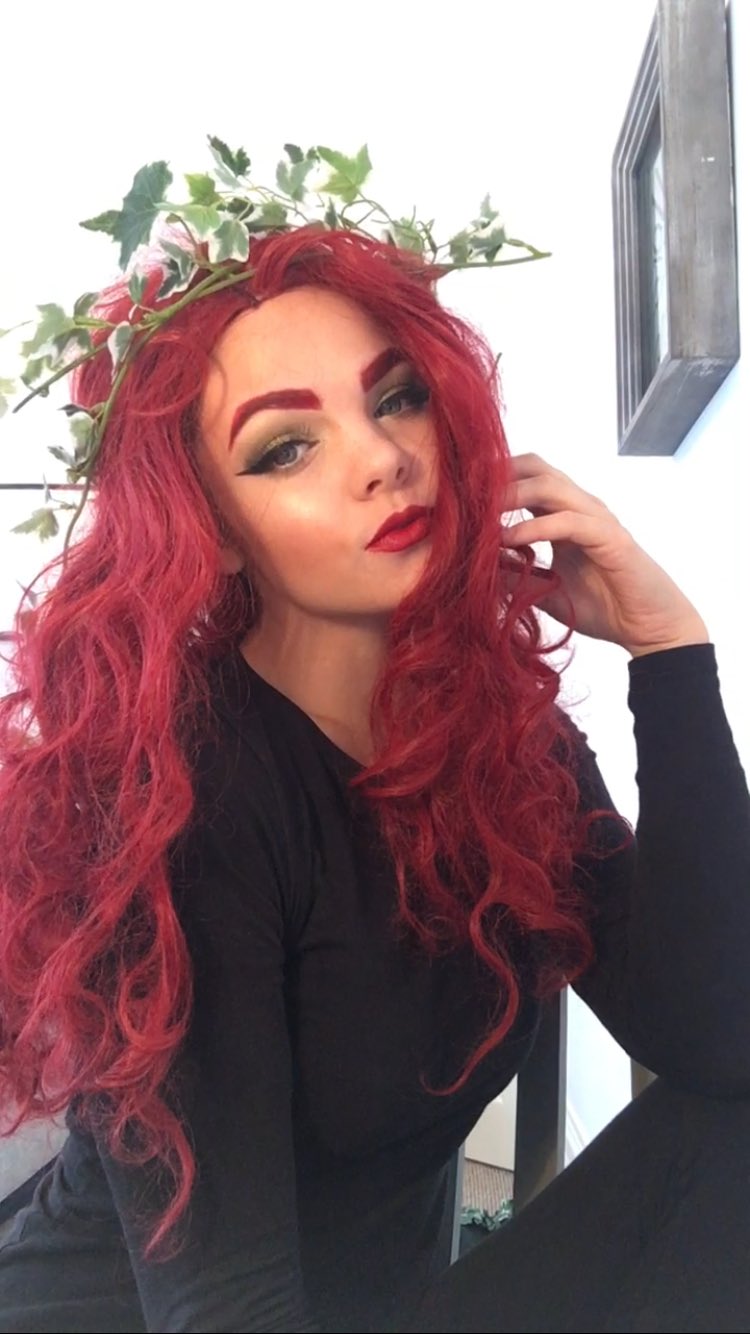 Poison Ivy Makeup Glitter