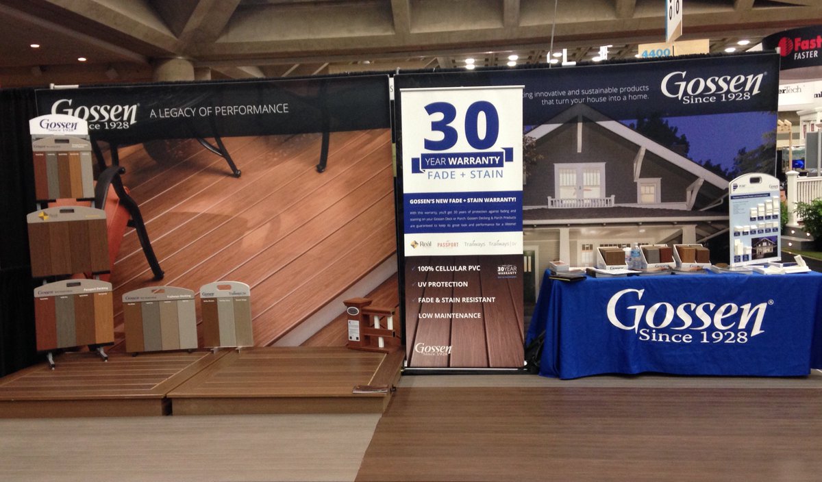 Curved Gossen Decking