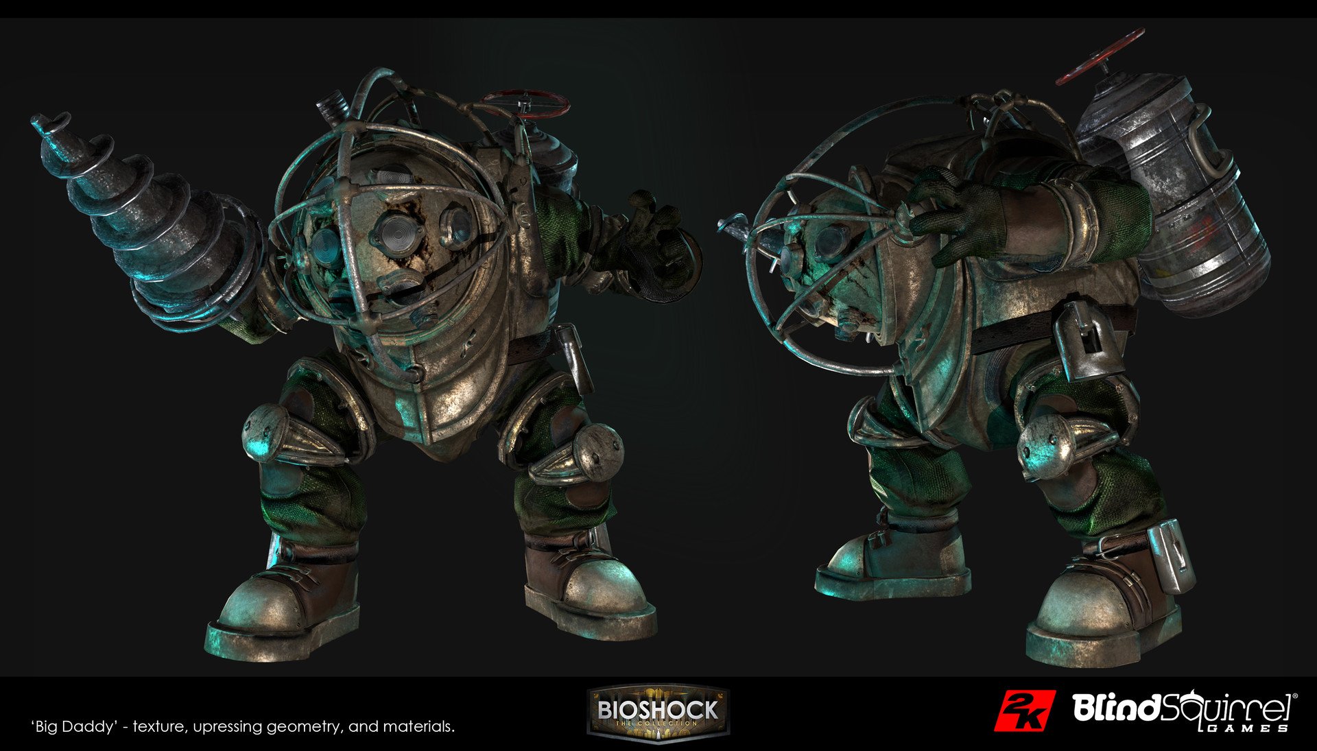 Bioshock Big Daddy Concept Art