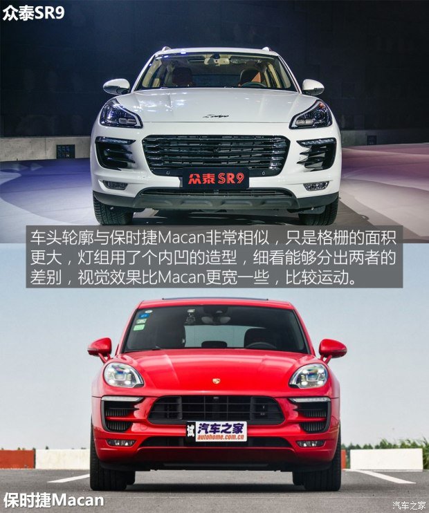 Greg Kable on Twitter: "Interesting comparison of @Zotye SR9 and @Porsche Macan by China's ...