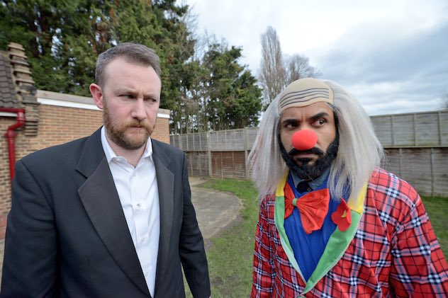 The clown from the interview room needs some kudos : r/taskmaster