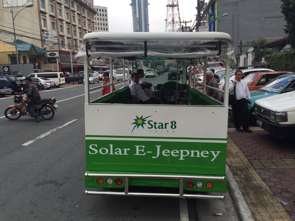 Solar: LOOK: Solar powered jeepneys poised to change old PH jeepneys ...