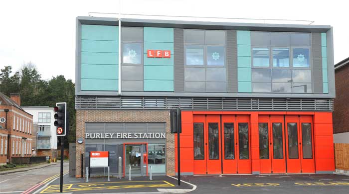Purley fire station official opened today by the Mayor of Croydon. 21st ...