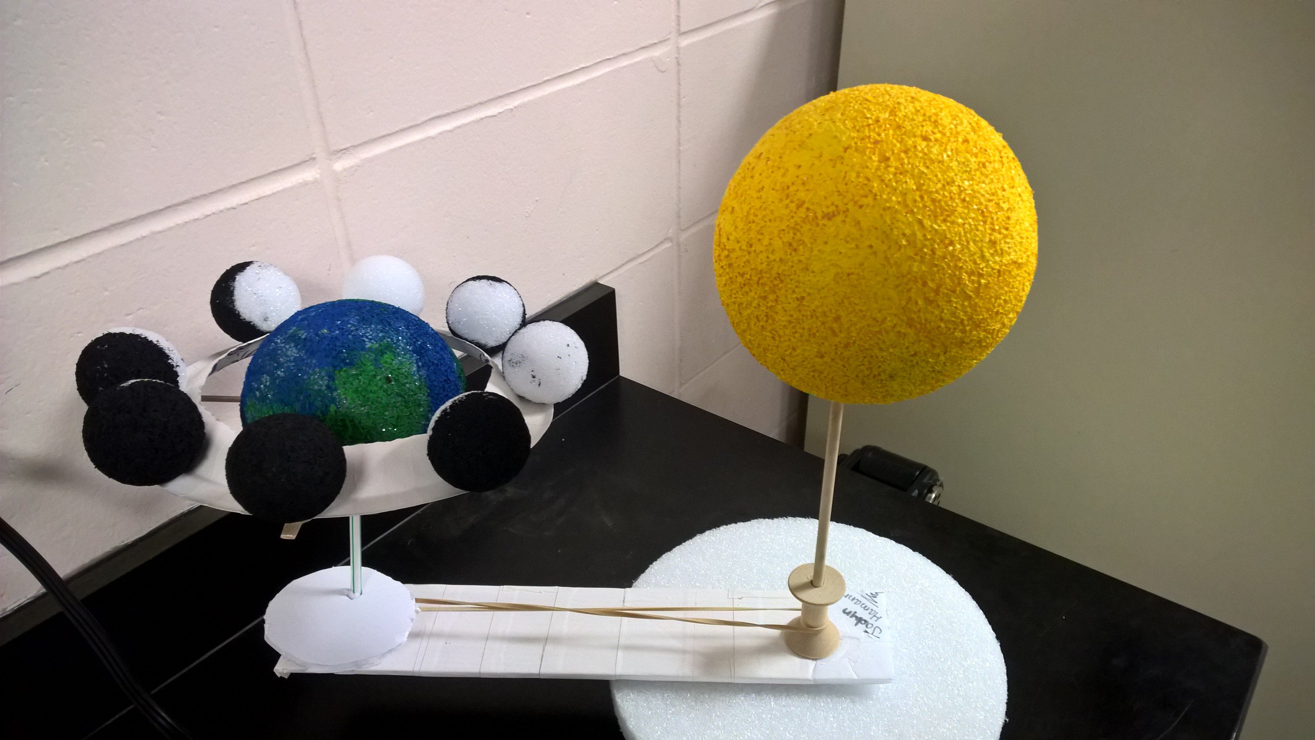 Sun Moon Earth Model Project