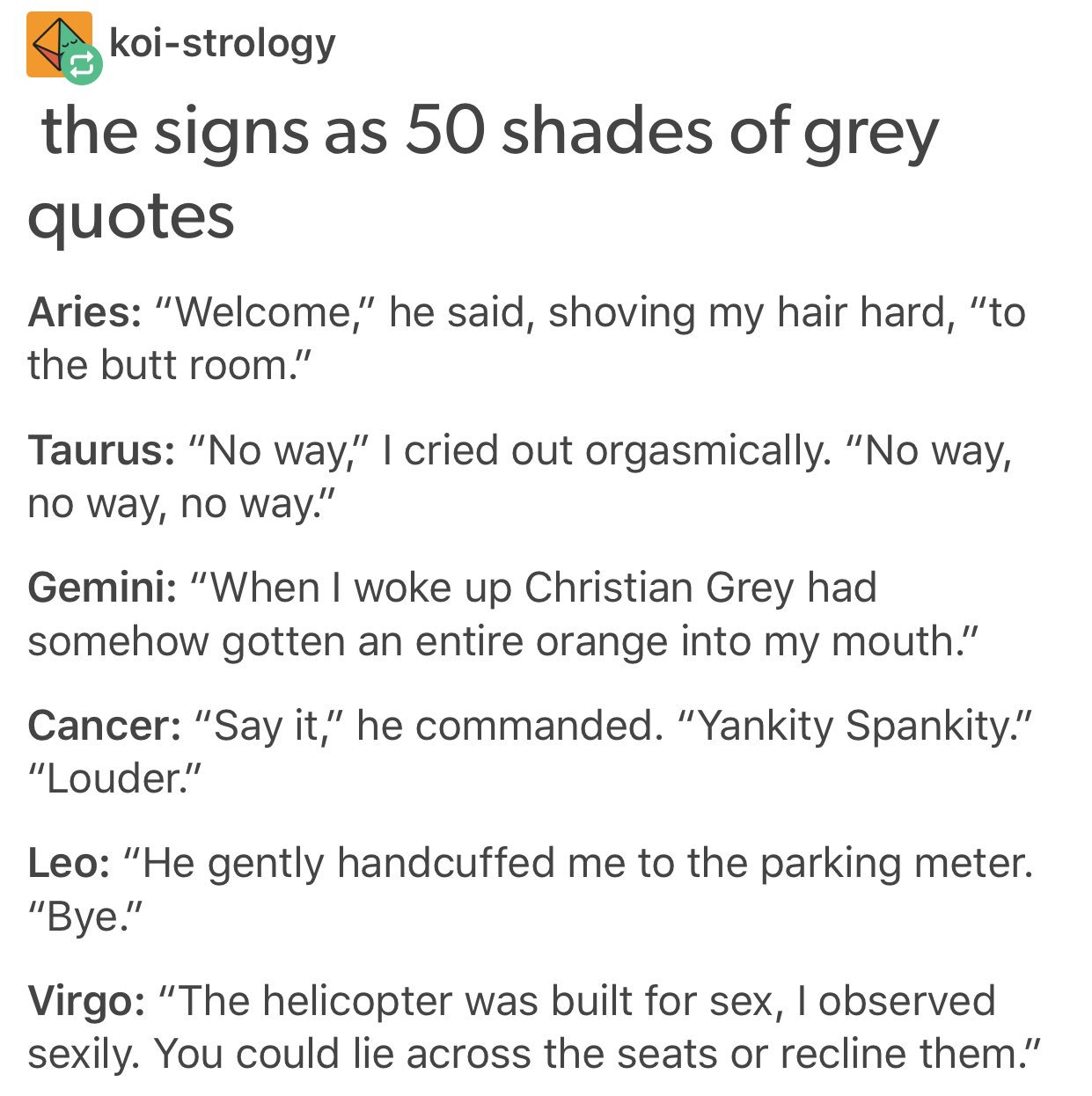 50 Shades Of Grey Quotes