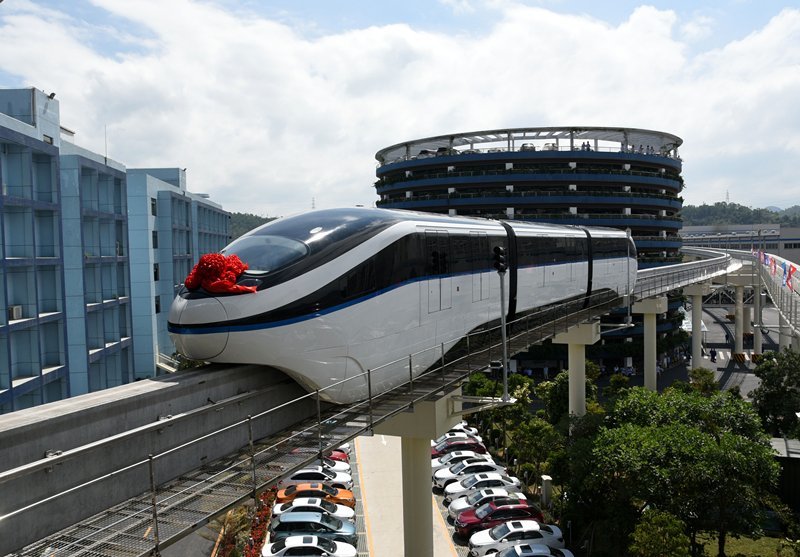 China's electric carmaker BYD debuts budget light train, a low-cost ...