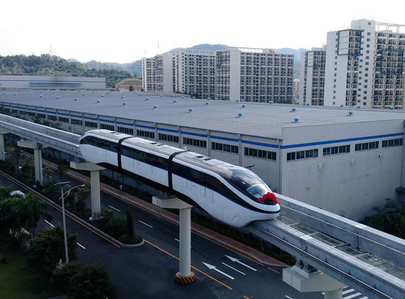 China's electric carmaker BYD debuts budget light train, a low-cost ...